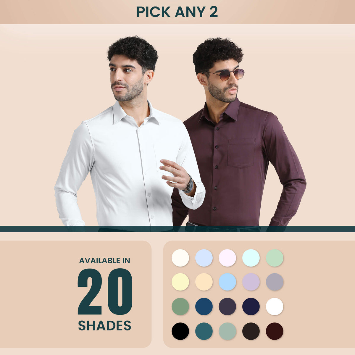 Buy Combo Shirts for Men Online | Formal Shirts Combo