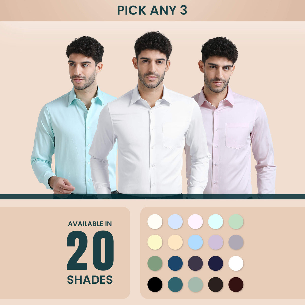 Buy Combo Shirts for Men Online | Formal Shirts Combo
