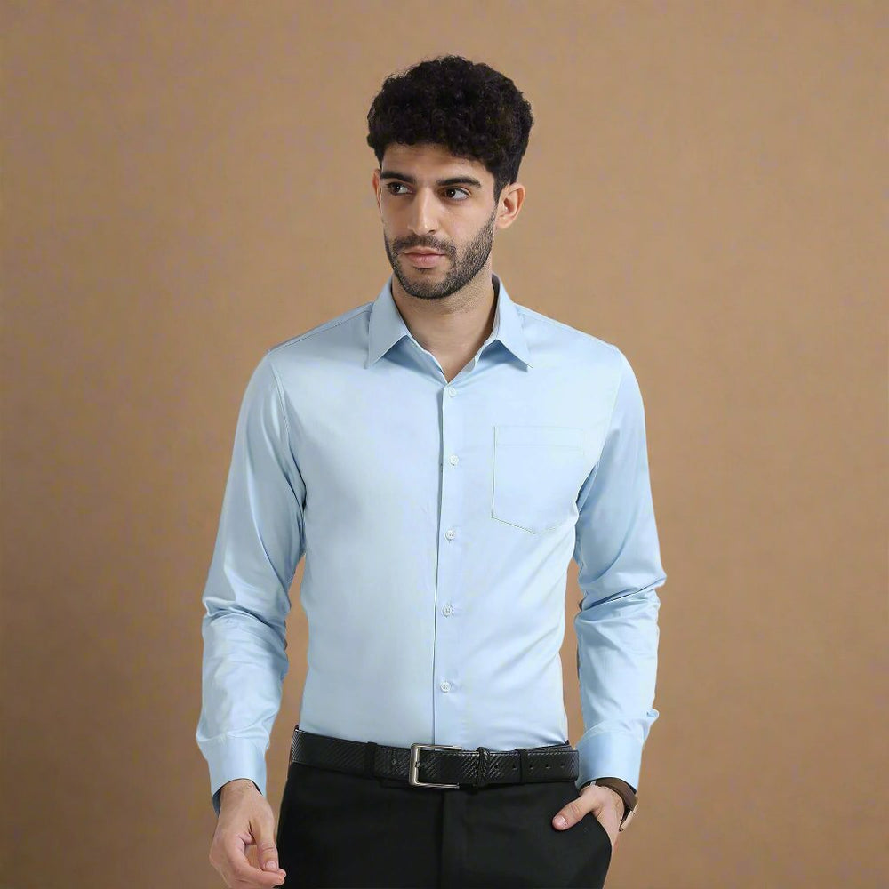 Sky Blue Shirt Matching Pants | Best Outfit Combinations