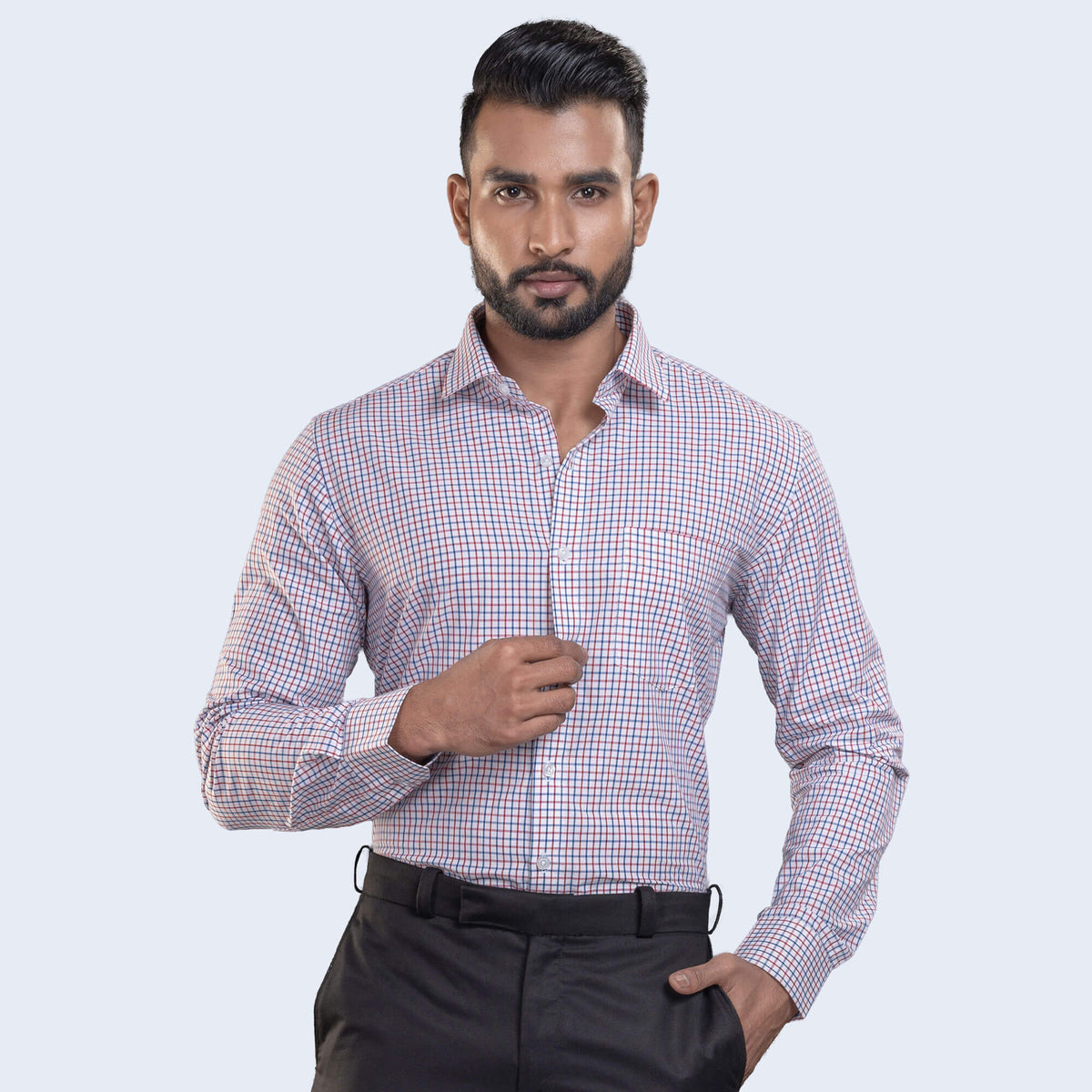 Buy Cotton Check Shirts for Men Online | The Formal Club